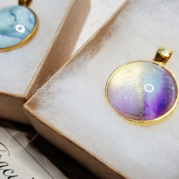Alcohol Ink Jewelry - Etsy