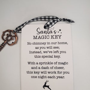BEST SELLER Santa's Magic Key & Reindeer Food Package, Santa Key ...