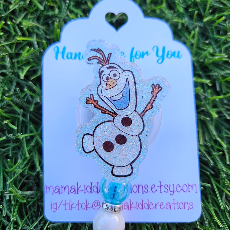 Olaf Badge Reels Nurse - Etsy