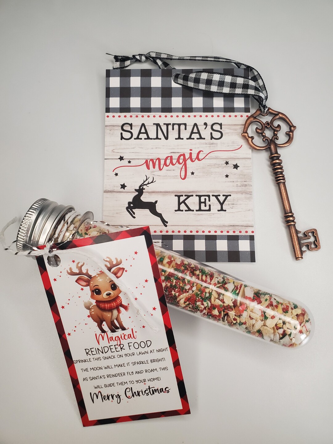BEST SELLER Santa's Magic Key & Reindeer Food Package, Santa Key ...