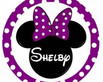 Purple Minnie Mouse | Etsy