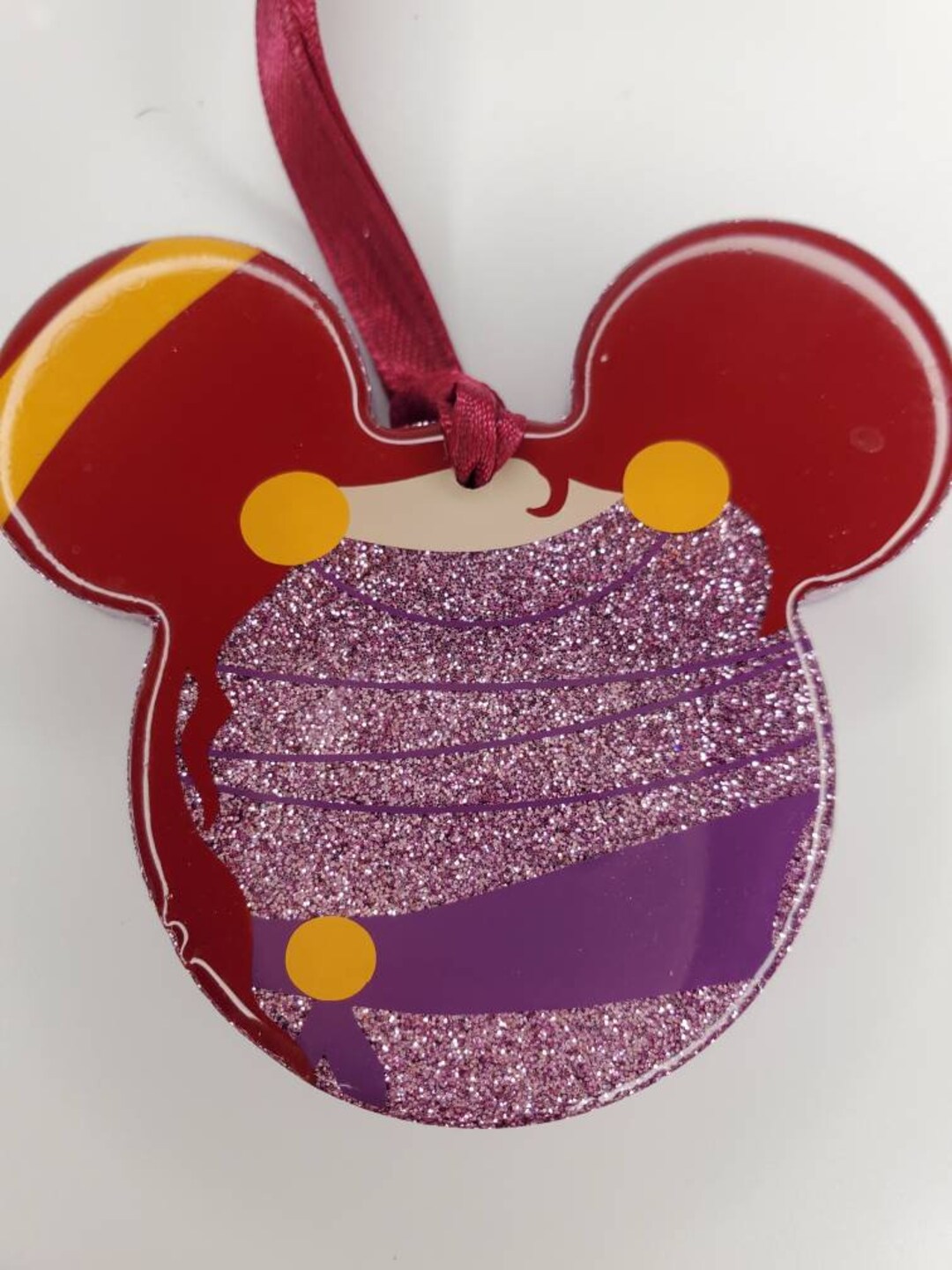 Glitter Mouse Shaped Christmas Ornament Damsel Distress Goddess ...