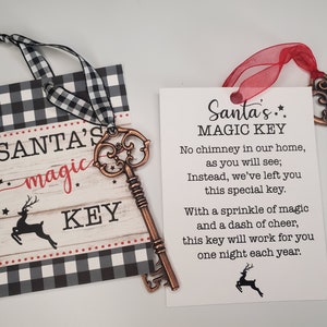 BEST SELLER Santa's Magic Key & Reindeer Food Package, Santa Key ...