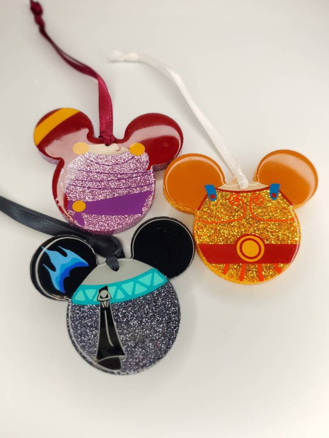 Magical Mouse Shaped Glitter Ornament Strong Mythical Gods Princesses ...