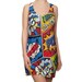 Pop Art Dress, Comic Strip Print Dress, Retro Comic Strip Dress, Retro ...