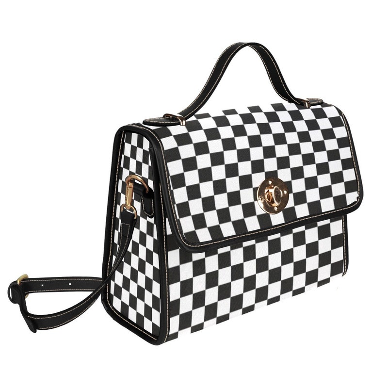 Checkered Purse - Etsy