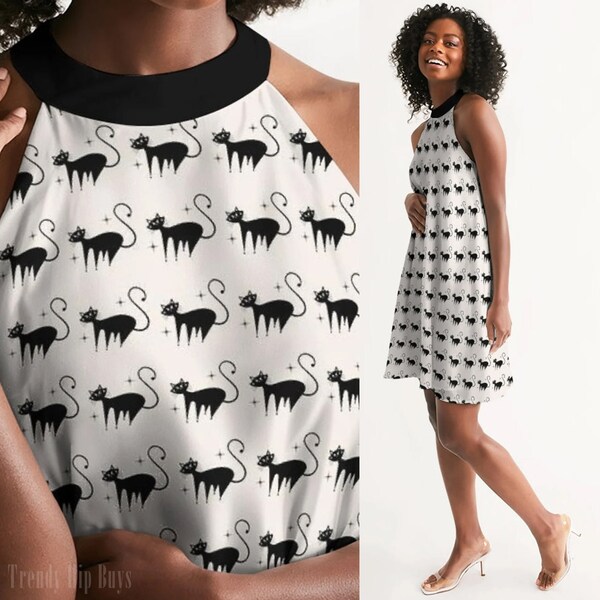 Cat Dress - Etsy