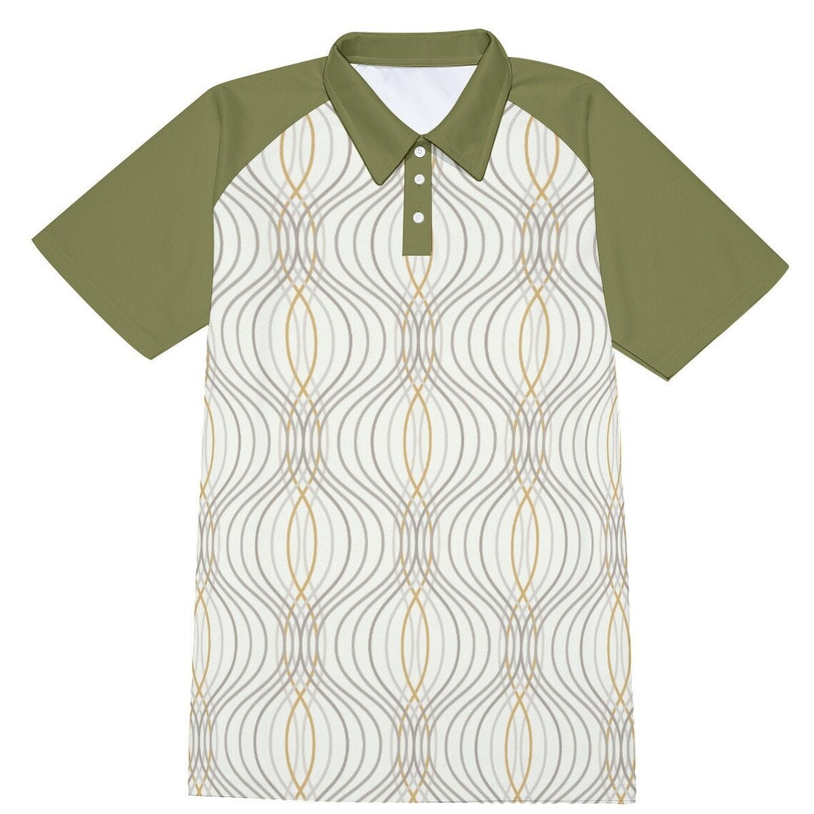Retro Polo Shirt Vintage Style Polo Shirtmen's Polo - Etsy