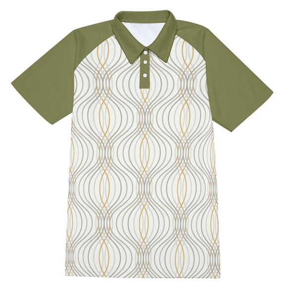 Retro Polo Shirt Vintage Style Polo Shirtmen's Polo - Etsy
