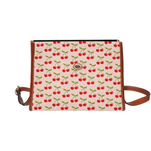Cherry Handbag, Retro Handbag, Red Cherry Handbag, Retro Satchel, Cute ...