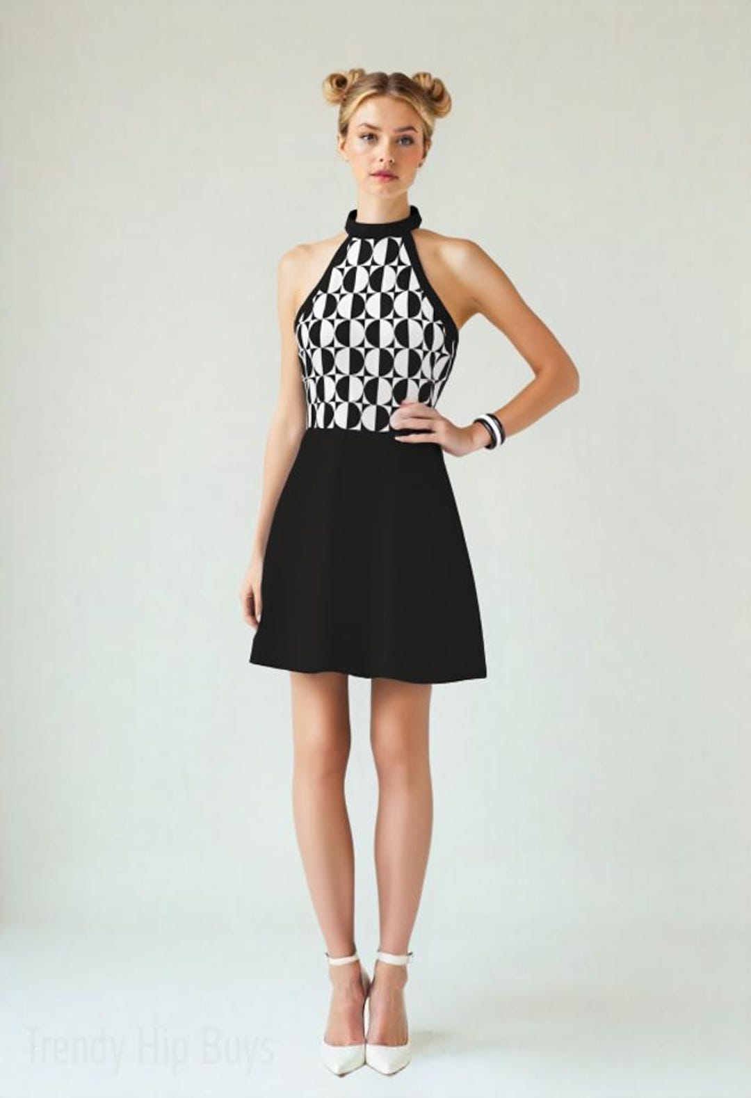 60s Dress Style, 60s Black Mod Mini Dress, 60s Inspired Mod Dress, 60s ...