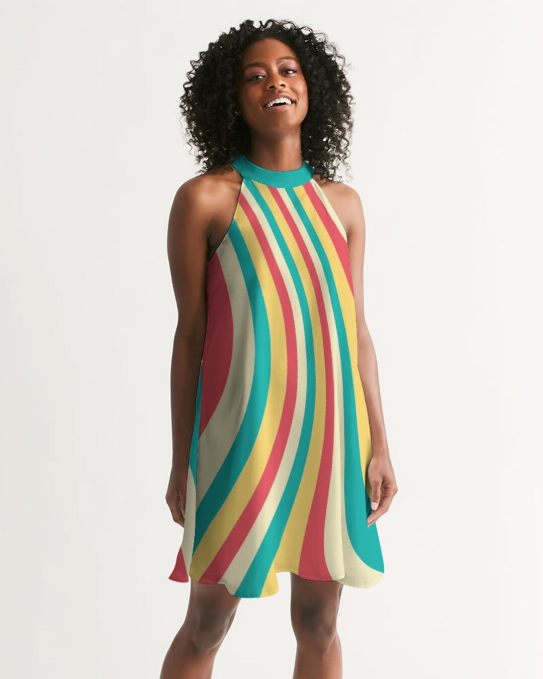 Vintage Dress Style, Groovy 70s Style Dress, Hippie Dress, Retro Dress ...