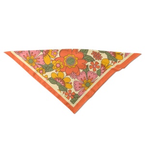 Large Square Scarf, Retro Scarf Women, Vintage Inspired Scarf, Boho ...