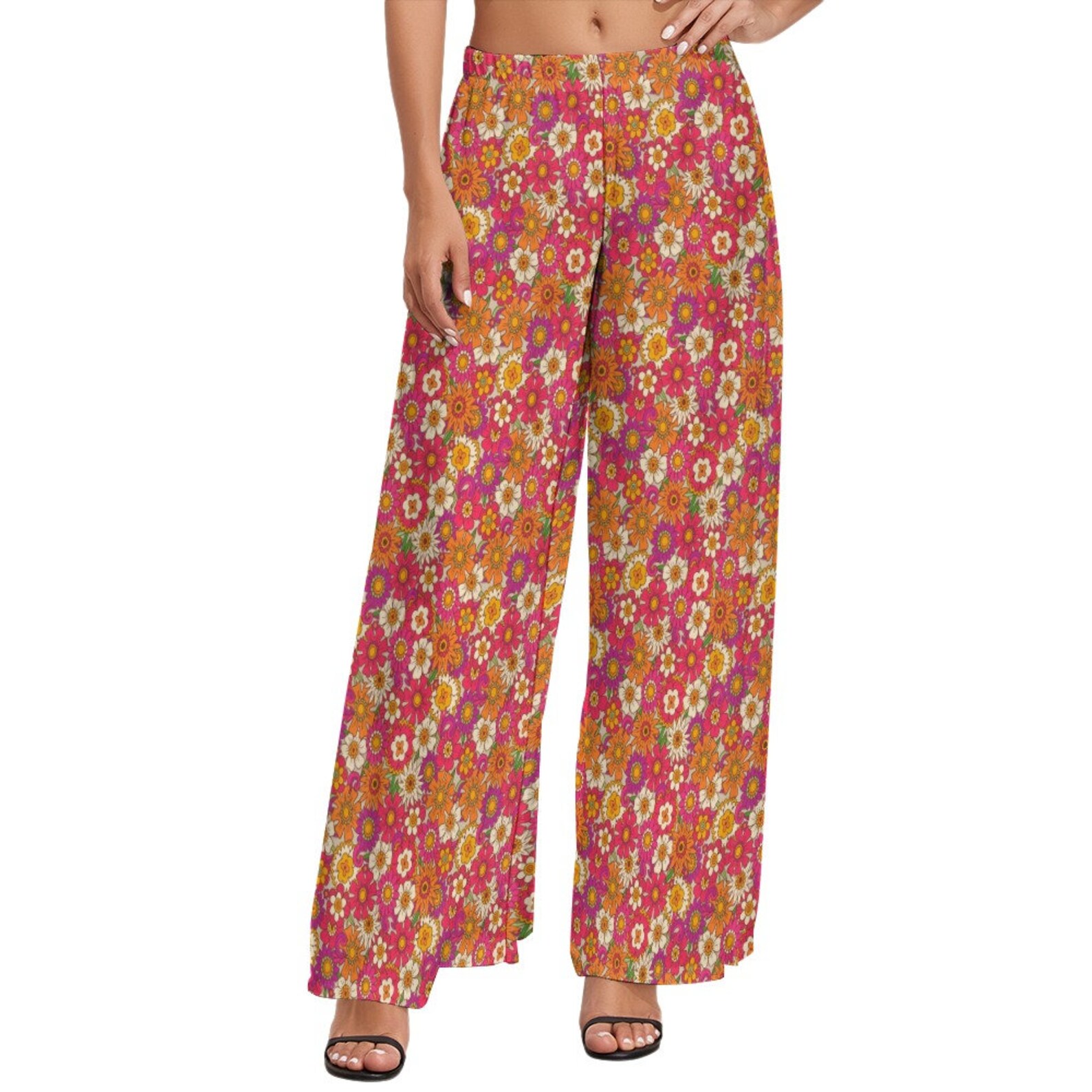 Wide Leg Pants, Retro Pants, Wide Leg Pants Women, 70s Style Pants,70s ...
