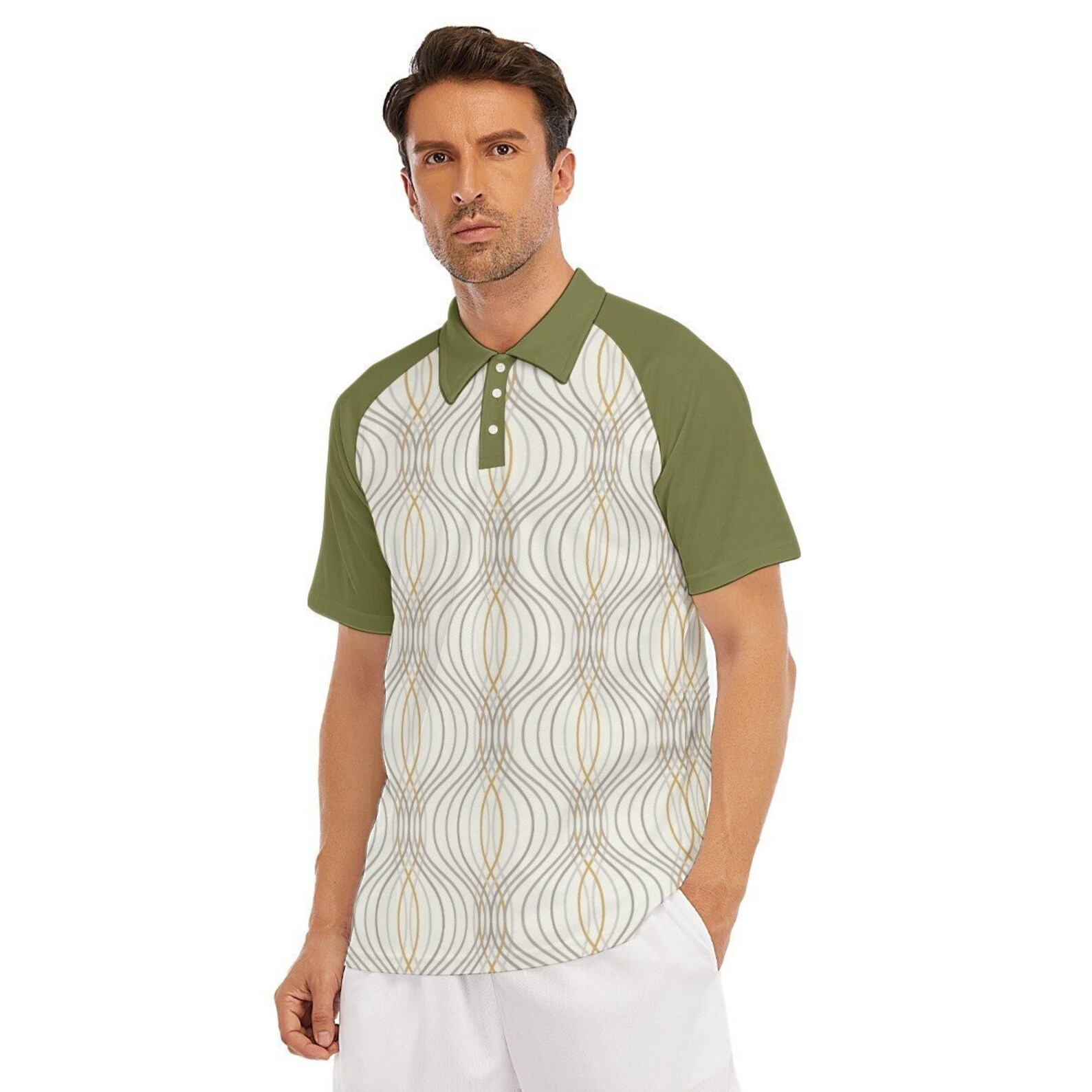 Retro Polo Shirt Vintage Style Polo Shirtmen's Polo - Etsy