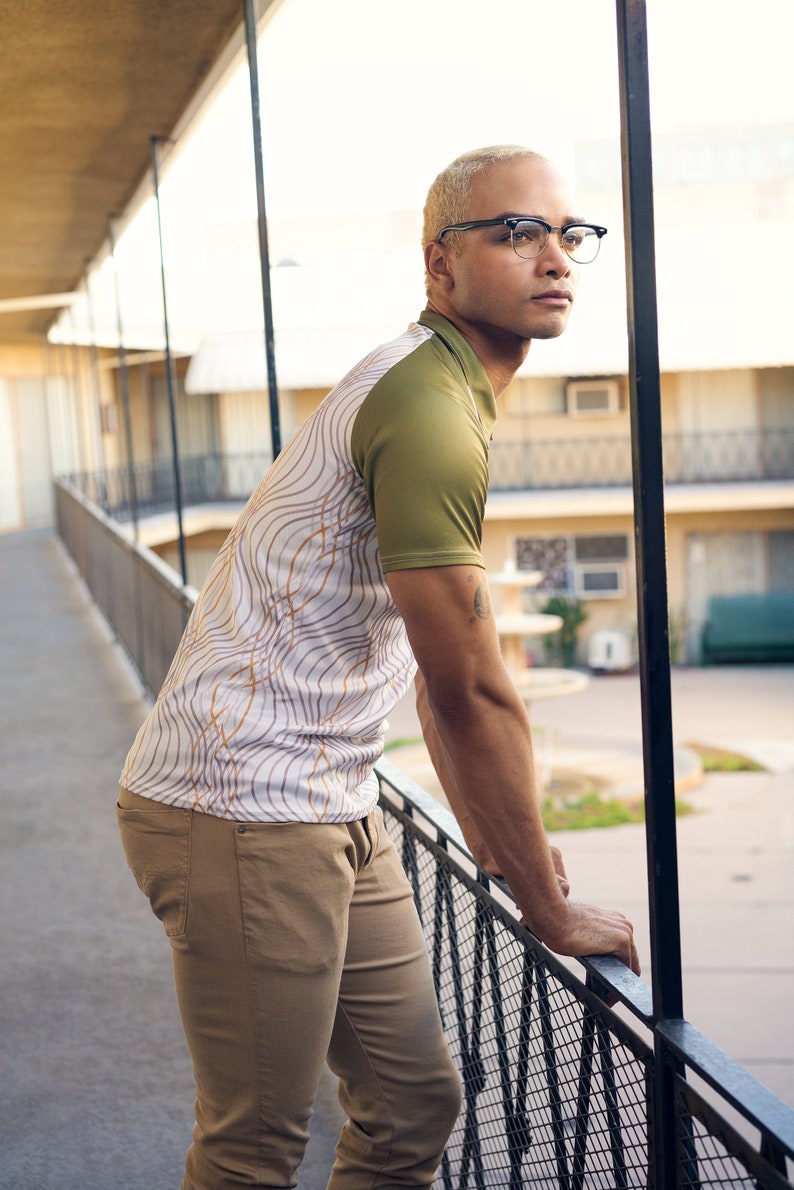 Retro Polo Shirt, Vintage Style Polo Shirt,men's Polo Shirt,men's 60s ...