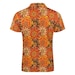 Polo Shirt Men, Boho Shirt, 70s Shirt Style, Orange Polo Shirt, 70s ...