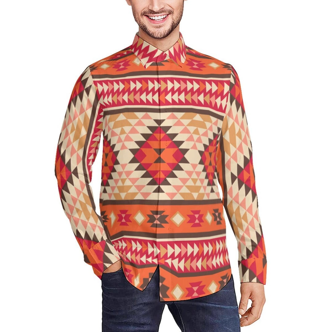 Western Shirt, Western Aztec Shirt, Aztec Graphic Shirt, Aztec Patterns ...