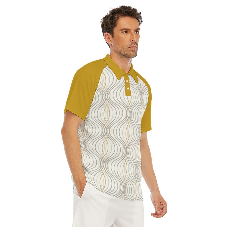 Retro Polo Shirt Vintage Style Polo Shirtmen's Polo - Etsy