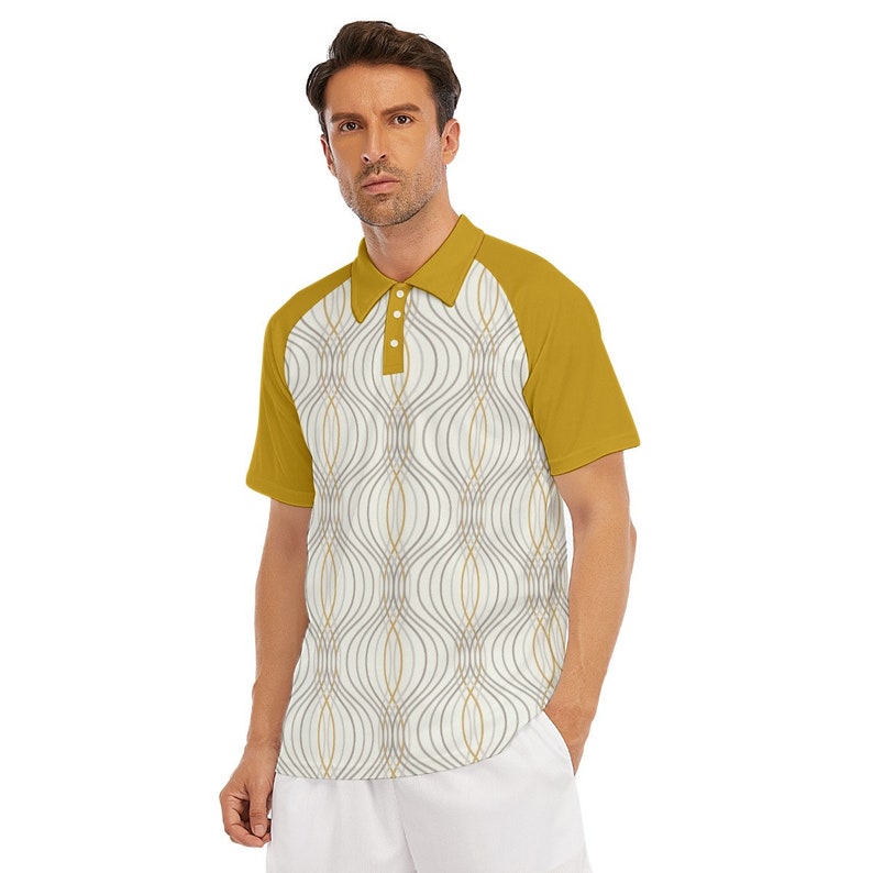 Retro Polo Shirt Vintage Style Polo Shirtmen's Polo - Etsy