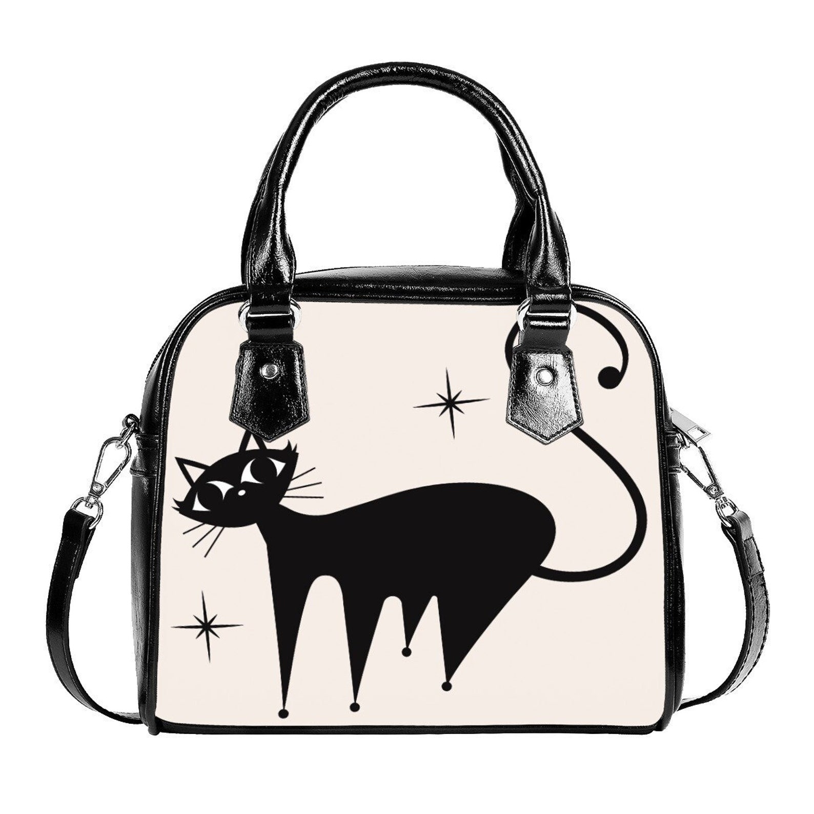 50s Retro Cat Handbag Retro Bag Retro Handbag Cat Purse - Etsy