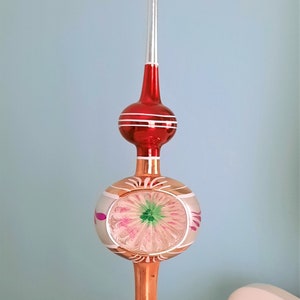 Vintage Mercury Glass Tree Topper Finial Christmas Decoration | Etsy