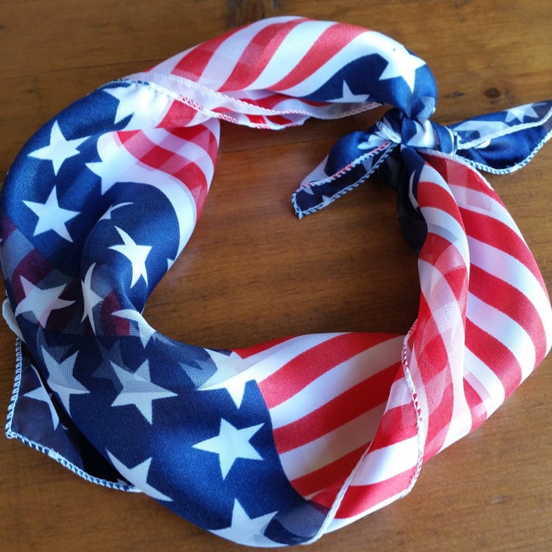 American Flag Scarf - Etsy