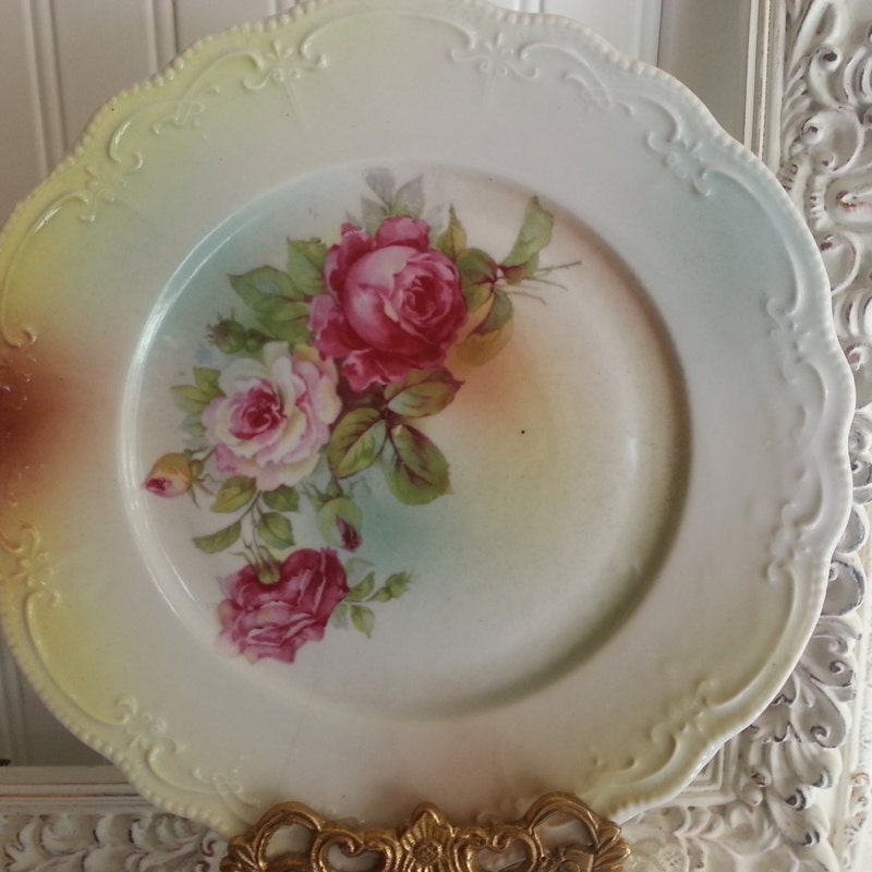 Scalloped Edge Plate - Etsy