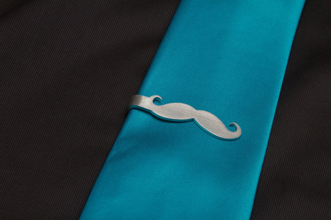 Mustache Tie Clip - Etsy
