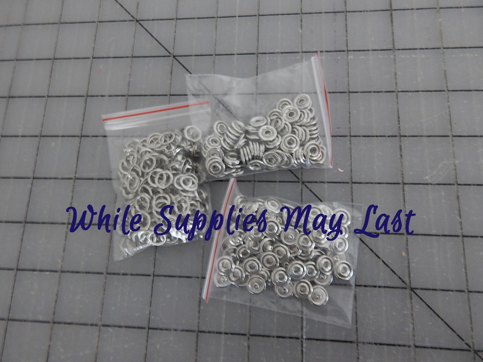 WHITE NO Sew Snaps Metal Open Ring Snaps Sets Size 15 - Etsy