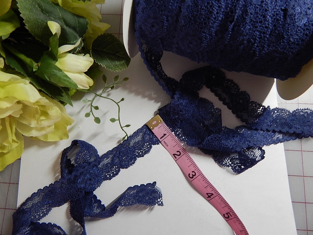 1" - One Inch Stretch Lace Trim COLORS - SOFT Lace Trim - 5 Yards ...