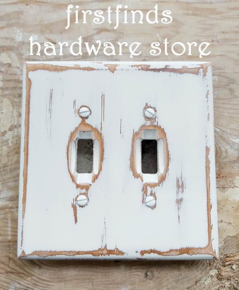 Shiplap Distressed Wood Electrical Plates Light Switch Plug | Etsy