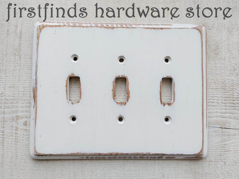 Shiplap Distressed Wood Electrical Plates Light Switch Plug | Etsy
