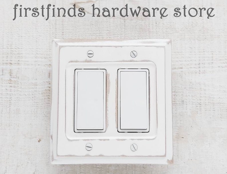 Farmhouse Shiplap GFI Wood Light Switch Covers Electrical | Etsy