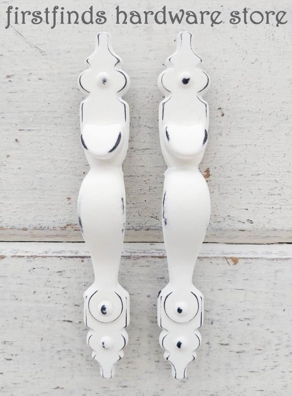 SETS OF 2 White Vertical Door Handles Kitchen Cabinet Pull - Etsy
