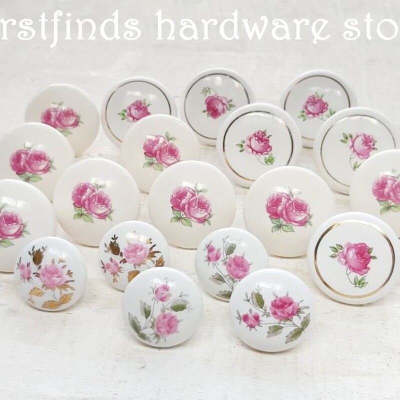 Pink Drawer Knobs - Etsy