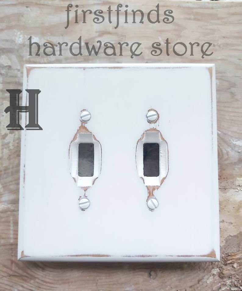 Shiplap Distressed Wood Electrical Plates Light Switch Plug - Etsy