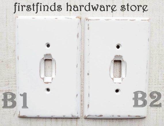 Shiplap Distressed Wood Electrical Plates Light Switch Plug - Etsy