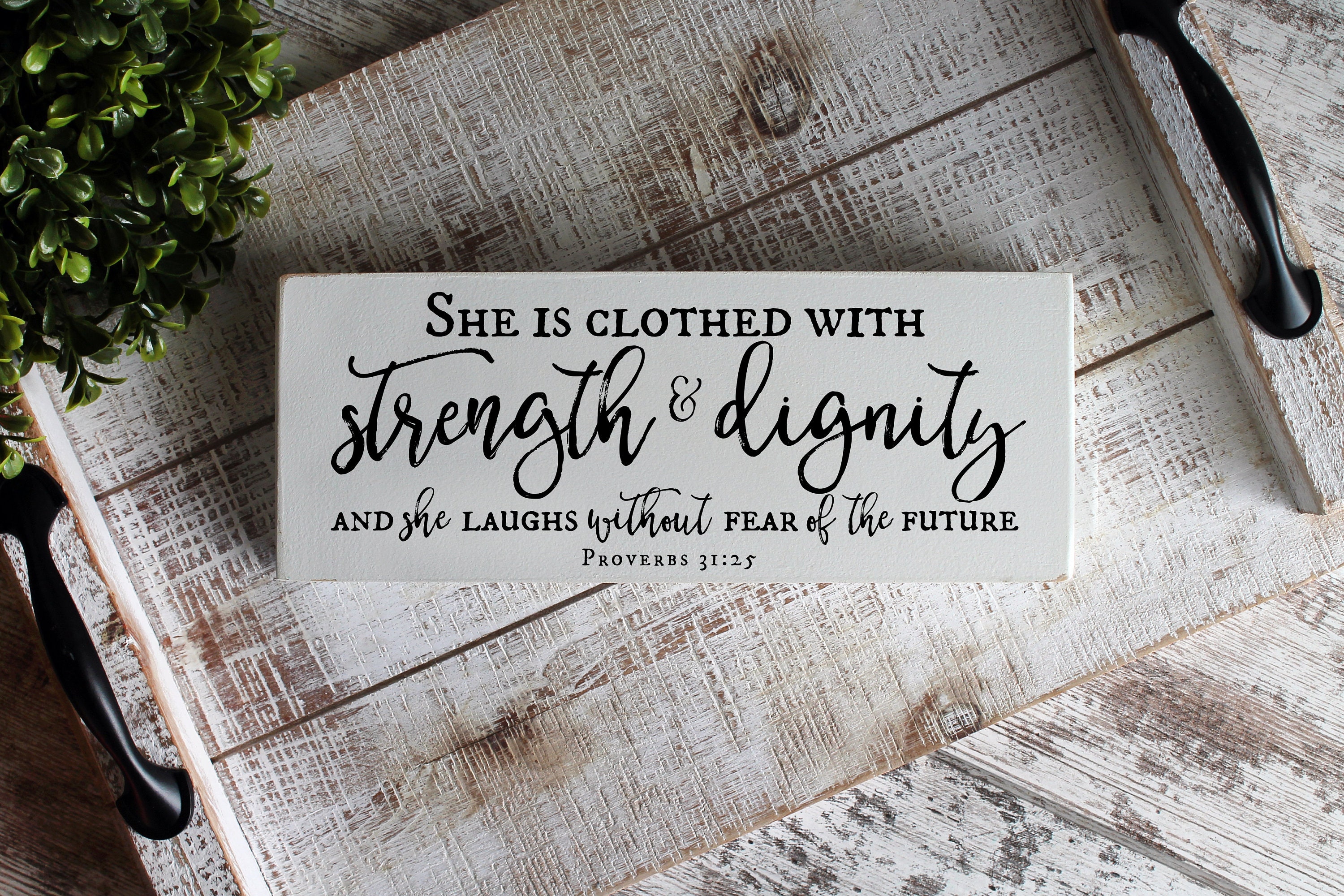 Proverbs 31:25 Woman Facebook Cover