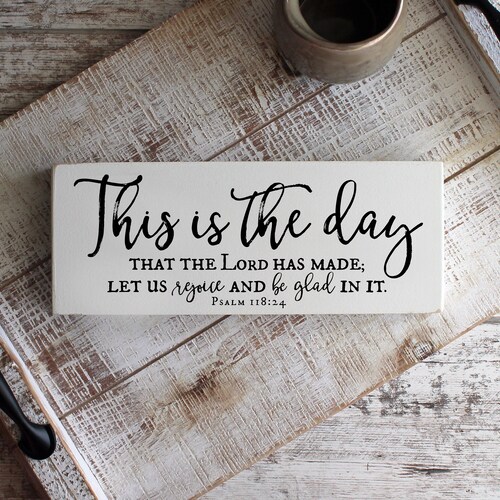 This is the Day the Lord Has Made Printable Wall Art Bible - Etsy