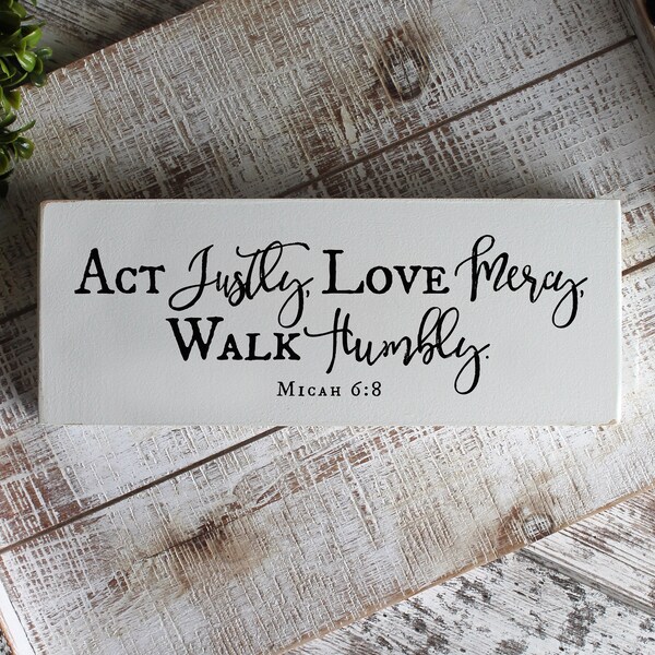 Act Justly - Etsy