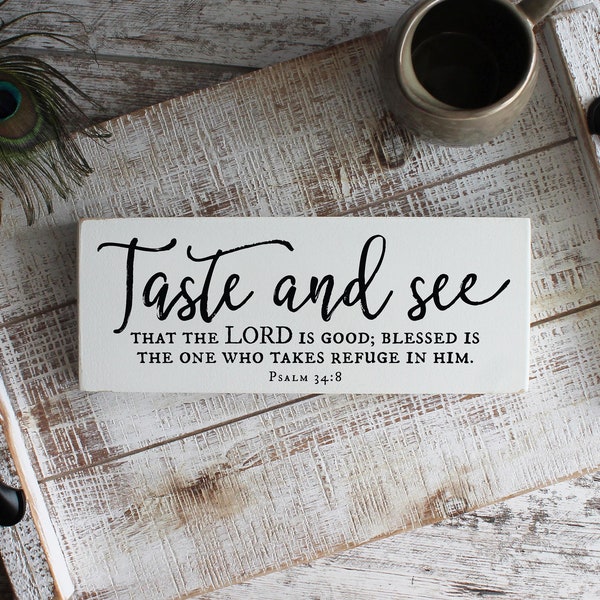 Taste and See - Etsy