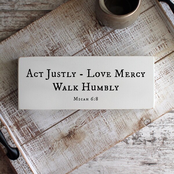 Act Justly - Etsy