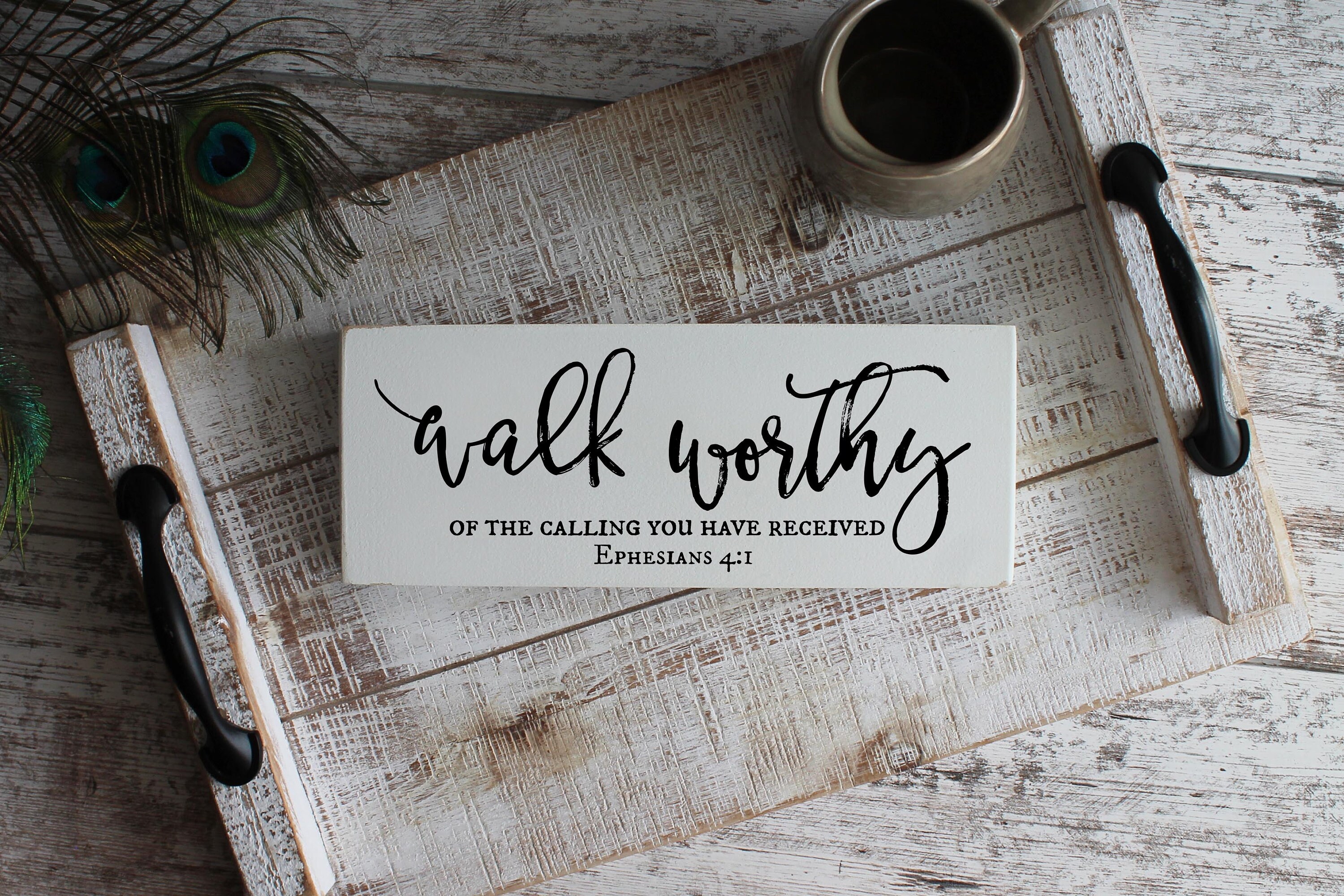 Walk Worthy Ephesians 4:1 Live A Life Worthy Of The Calling | Etsy