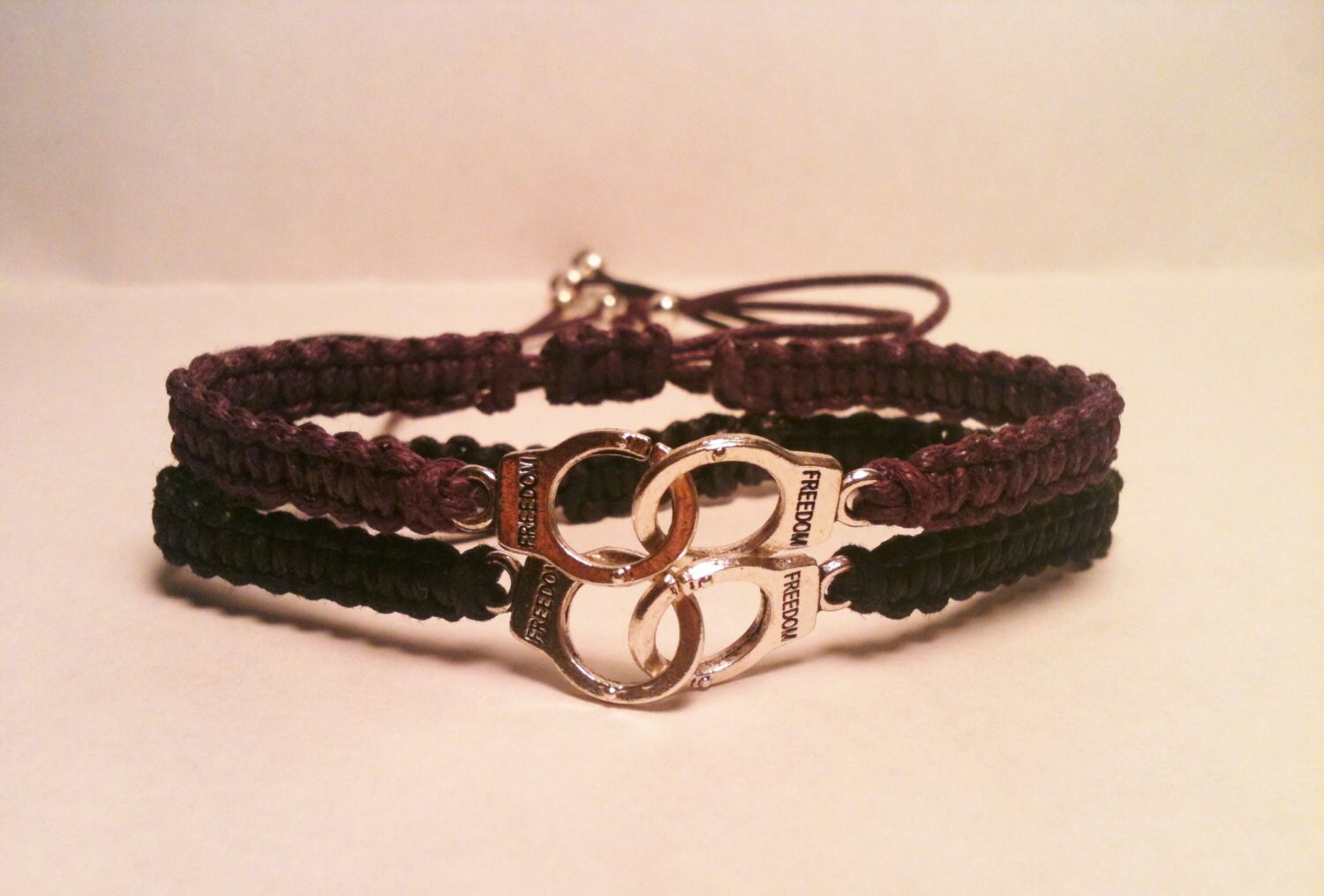 Matching Handcuffs Bracelets Set of 2 You Choose Color | Etsy