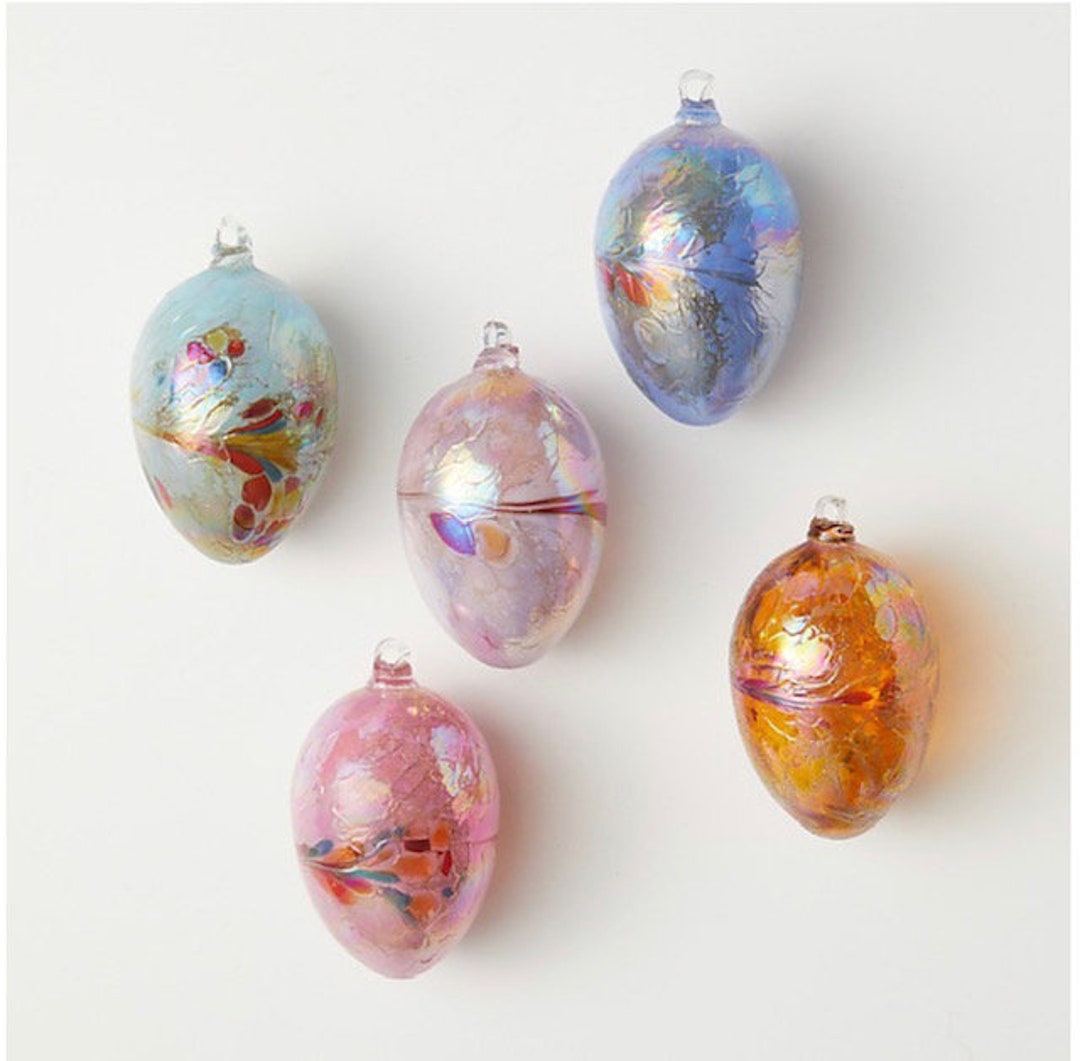 00-69 Iridescent Egg Suncatcher (choose One) - Etsy