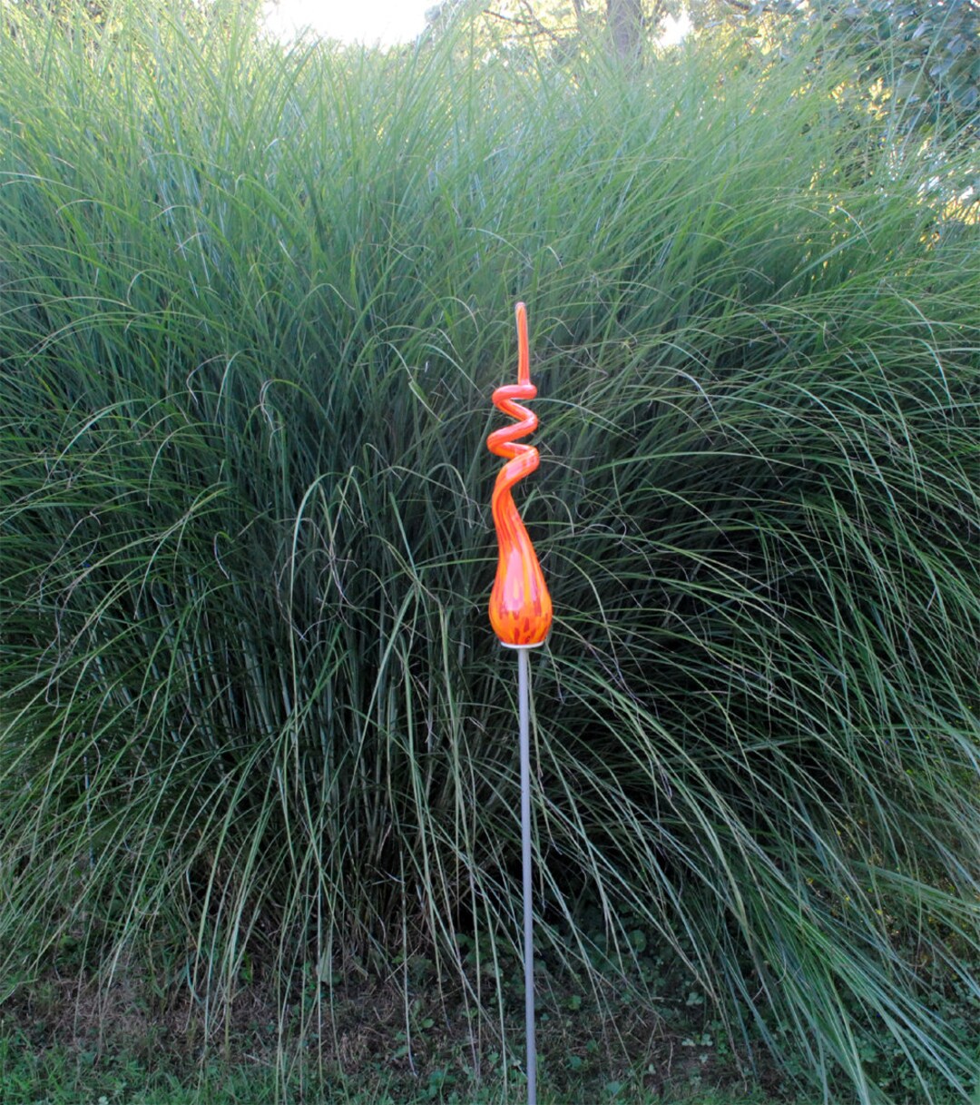 Flame Garden Sculpture - Fire - Etsy
