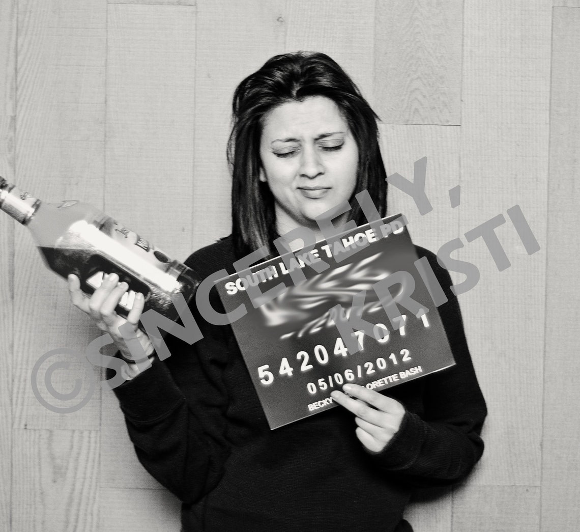 Photo Booth Prop Mug Shot / Mugshot Boards - Weddings, Bachelorette ...