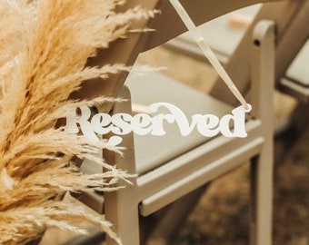 Boho Reserved Seat Tag Seating Tag Place Card This Seat is - Etsy