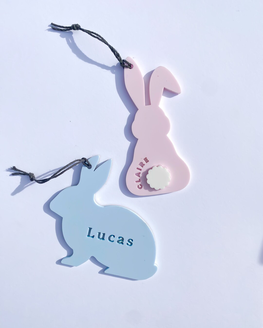 Easter Bunny Name Tag, Custom Easter Basket Name Tag, Custom East Gift ...